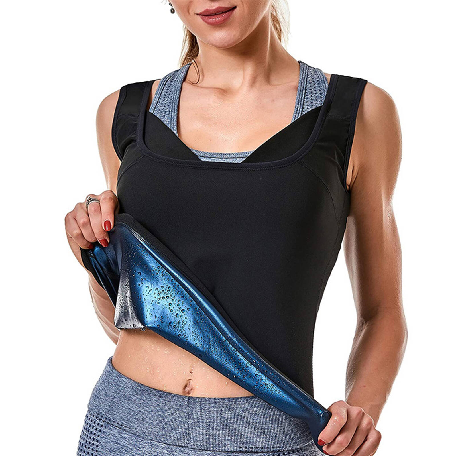Time And Tru Women's Coordinating Peplum Waist Tank Top - Walmart.com