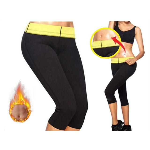 Sauna Sweat Slimming High Waist Slimming Sport Pants Body Shapers ...