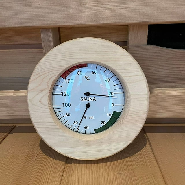Sauna Temperature Gauge Sauna Hygrometer Accurate Humidity Data Clear ...