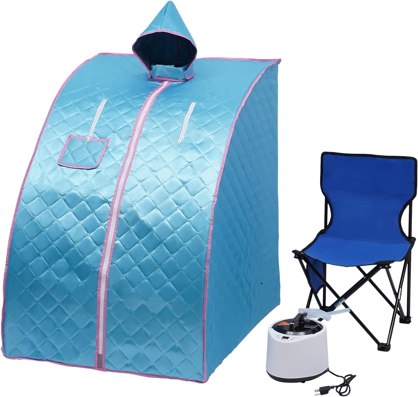 Sauna Tent,Portable Steam Sauna Spa,2L 1000W Steam Generator with ...