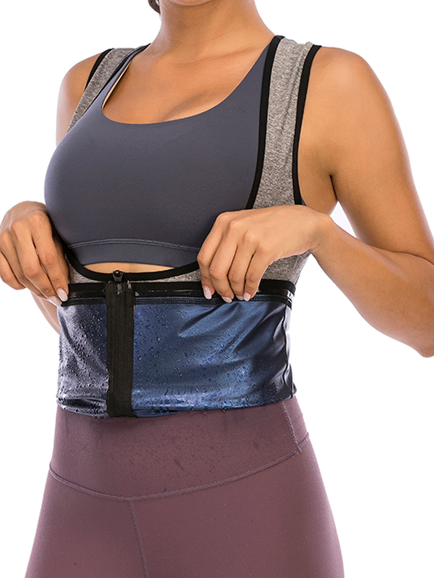 Sauna Vest for Women, Sauna Sweat Vest Hot Polymer,Premium Workout Tank ...