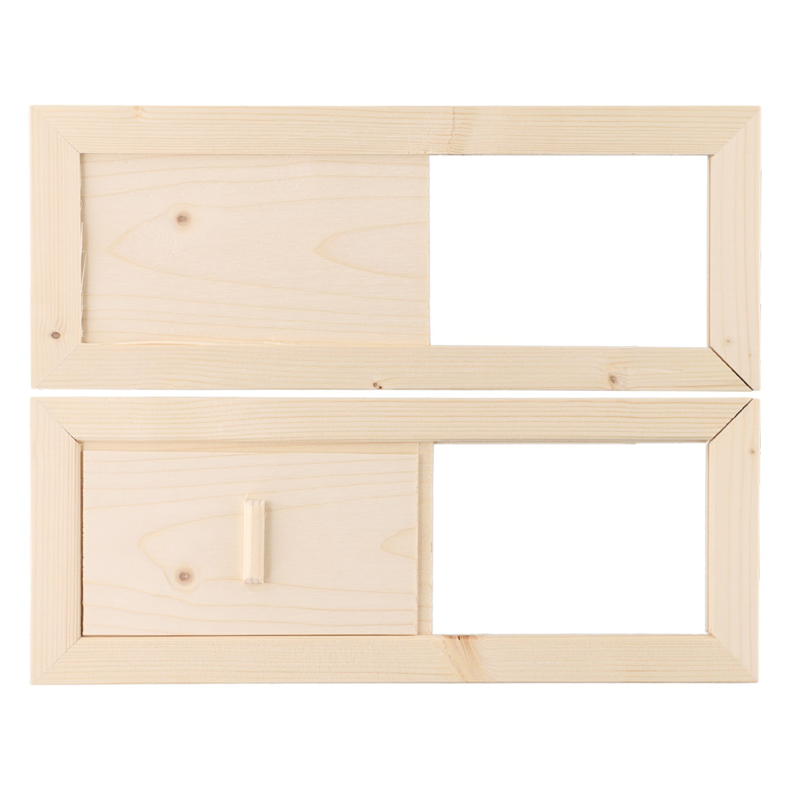 Sauna ventilation flap exhaust air slide wood valves for Window for ...