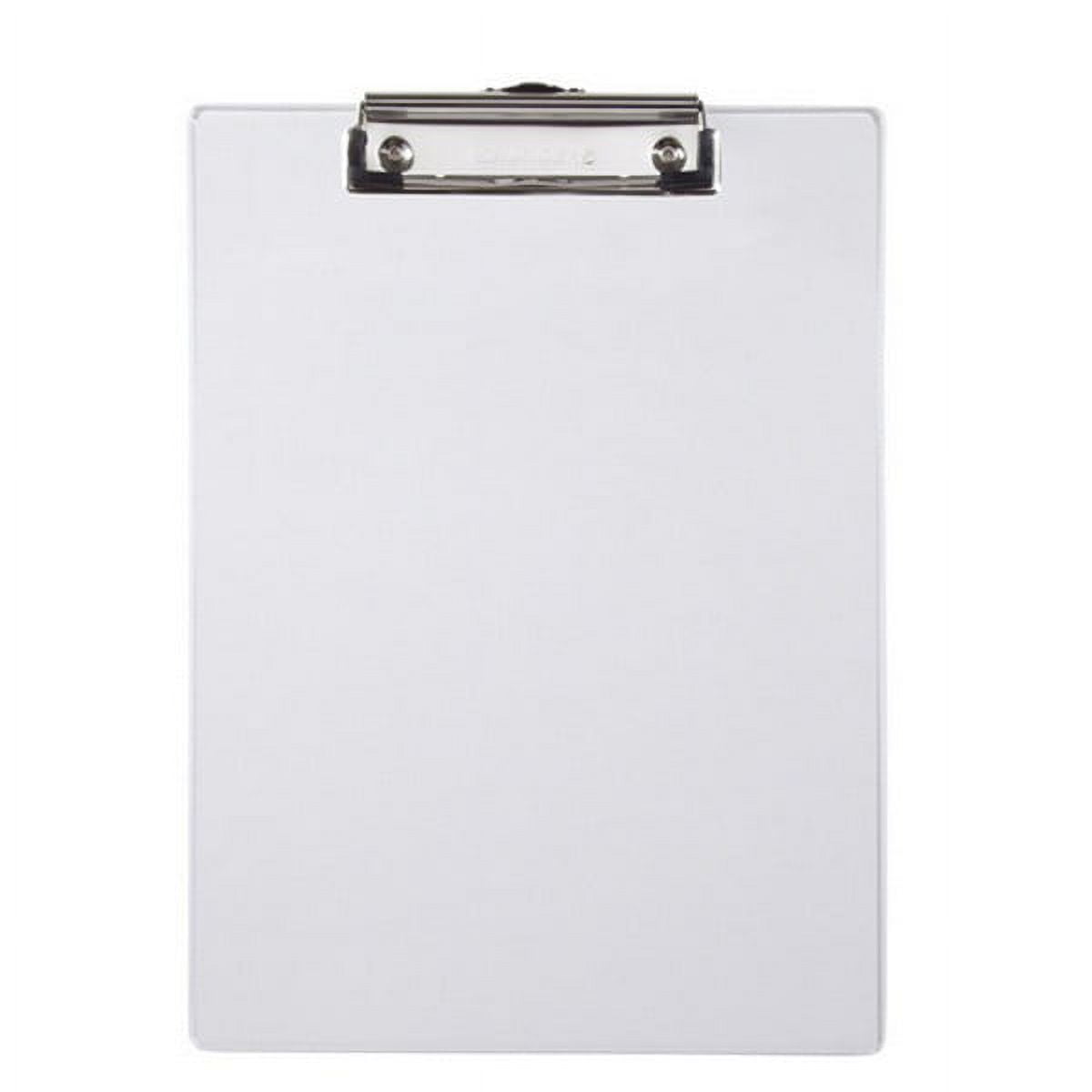 Saunders 00496 Plastic Letter/A4 Sized Clipboard Low Profile Clip ...