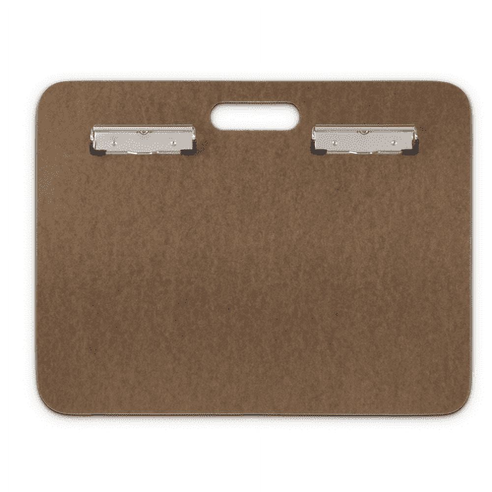 Saunders 05609 Double Clip Board Recycled Hardboard Sketchboard 18" x ...