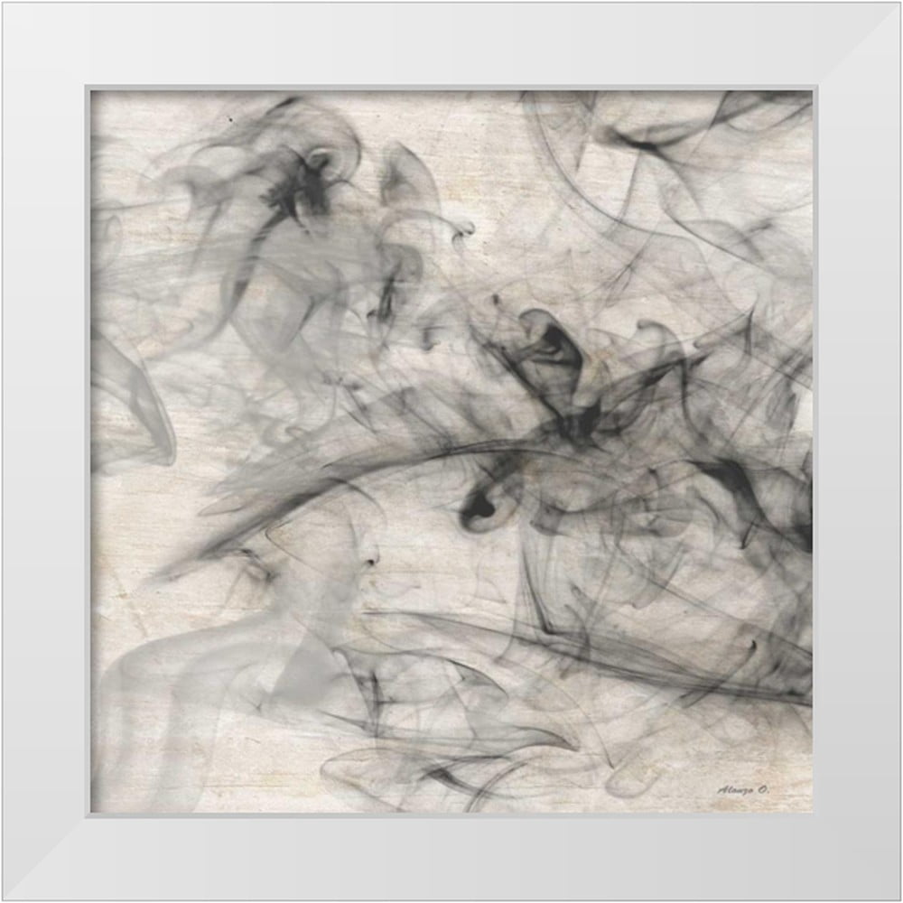 Saunders, Alonza 15x15 White Modern Wood Framed Museum Art Print Titled ...
