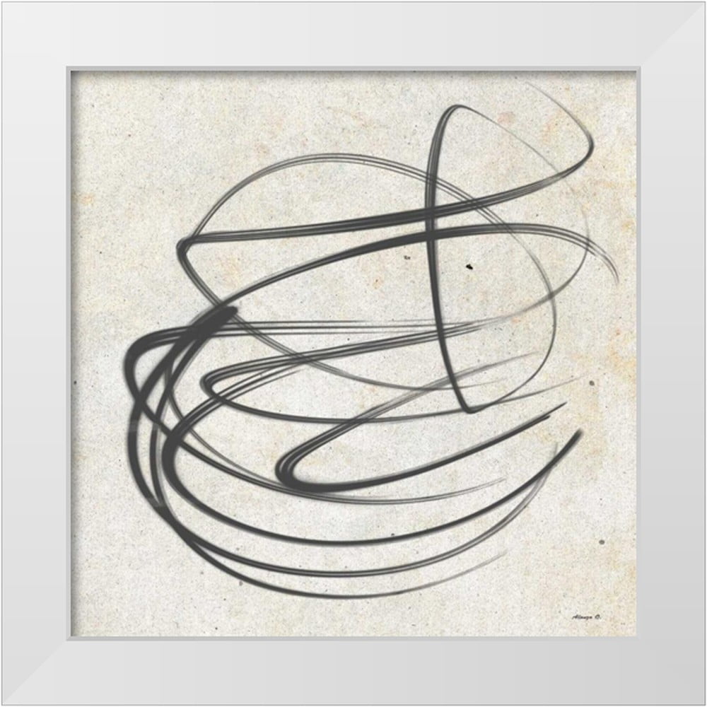 Saunders, Alonza 20x20 White Modern Wood Framed Museum Art Print Titled ...