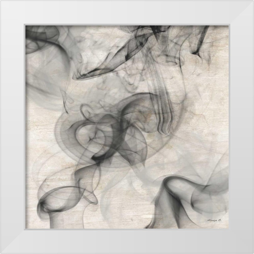 Saunders, Alonza 26x26 White Modern Wood Framed Museum Art Print Titled ...