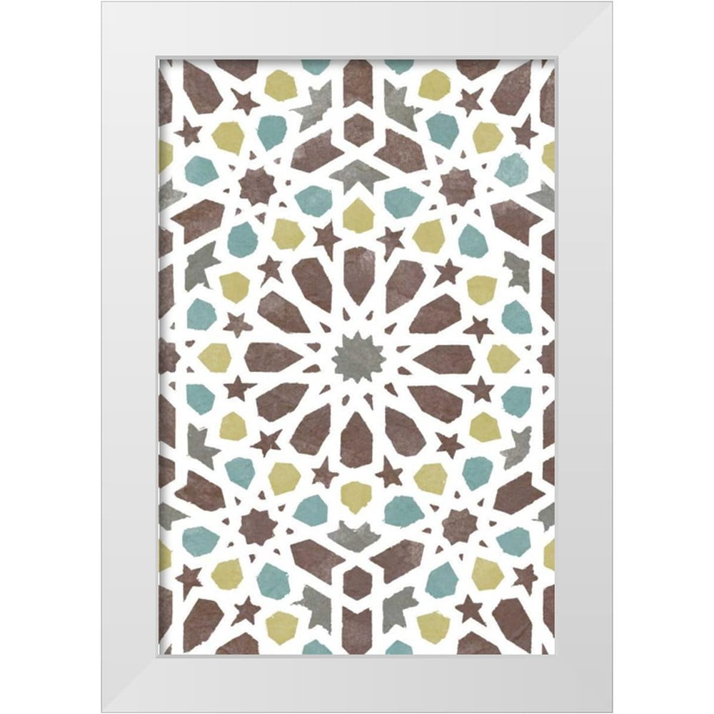 Saunders, Alonzo 13x18 White Modern Wood Framed Museum Art Print Titled ...