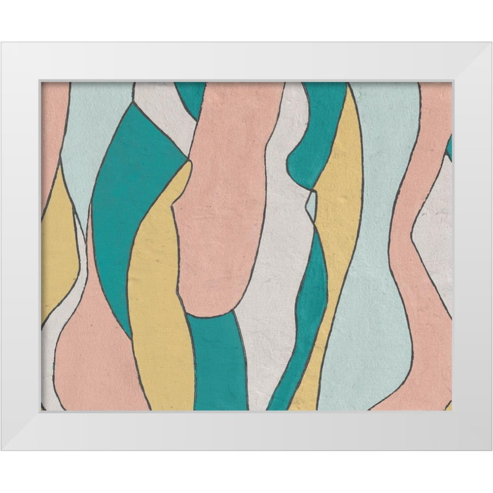 Saunders, Alonzo 14x12 White Modern Wood Framed Museum Art Print Titled ...