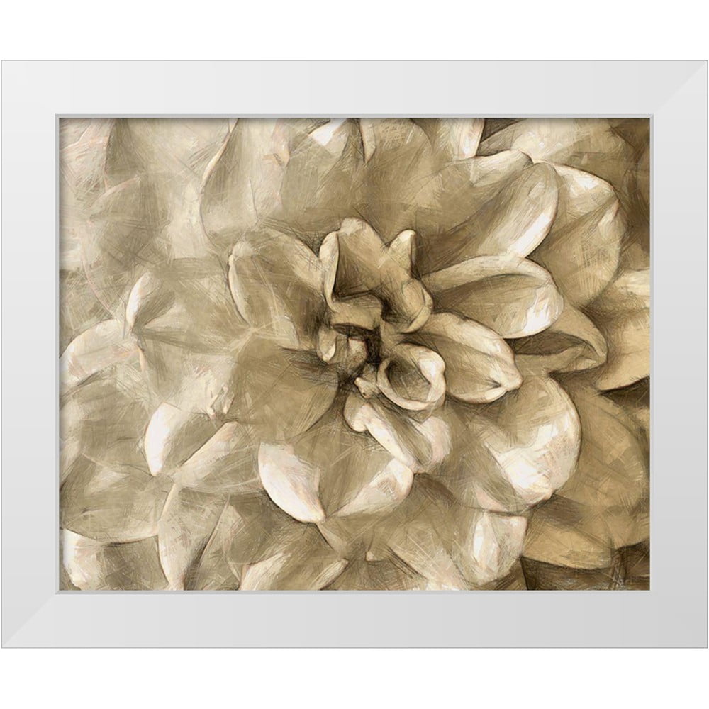 Saunders, Alonzo 14x12 White Modern Wood Framed Museum Art Print Titled ...