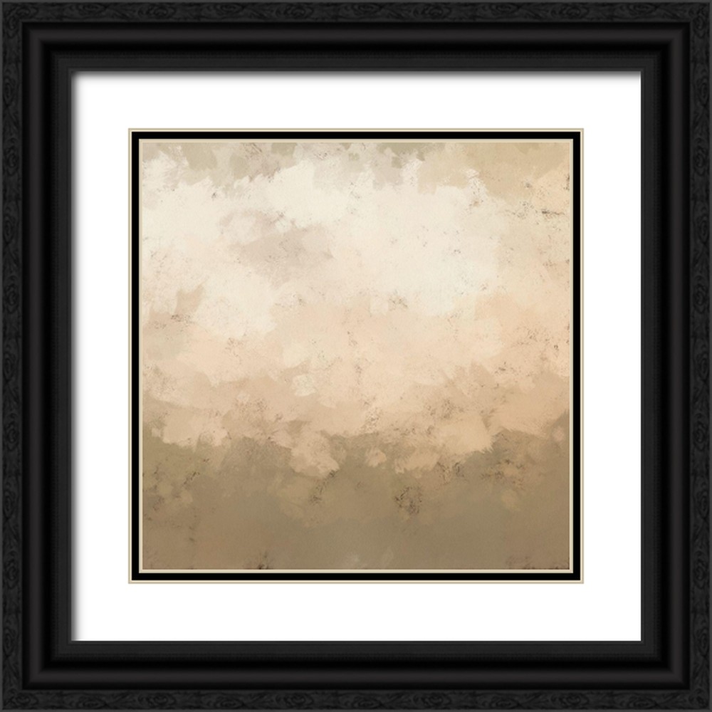 Saunders, Alonzo 15x15 Black Ornate Wood Framed with Double Matting ...