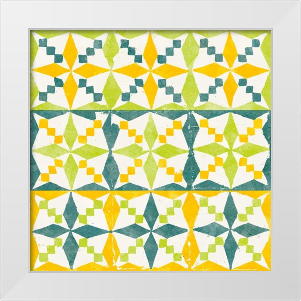 Saunders, Alonzo 20x20 White Modern Wood Framed Museum Art Print Titled ...