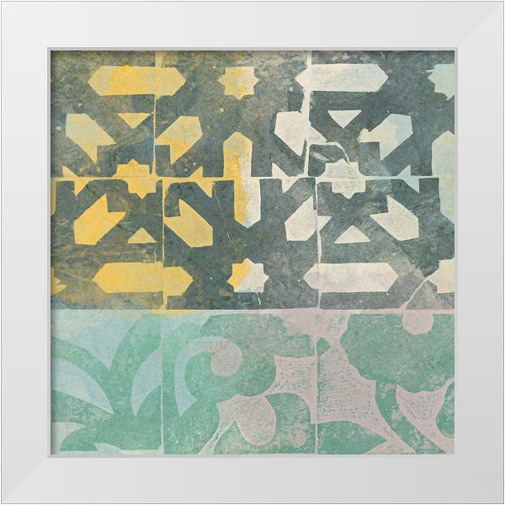 Saunders, Alonzo 20x20 White Modern Wood Framed Museum Art Print Titled ...