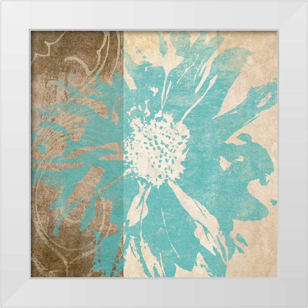 Saunders, Alonzo 20x20 White Modern Wood Framed Museum Art Print Titled ...