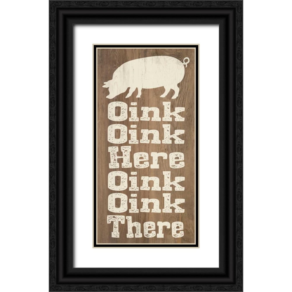 Saunders, Alonzo 9x14 Black Ornate Wood Framed with Double Matting ...