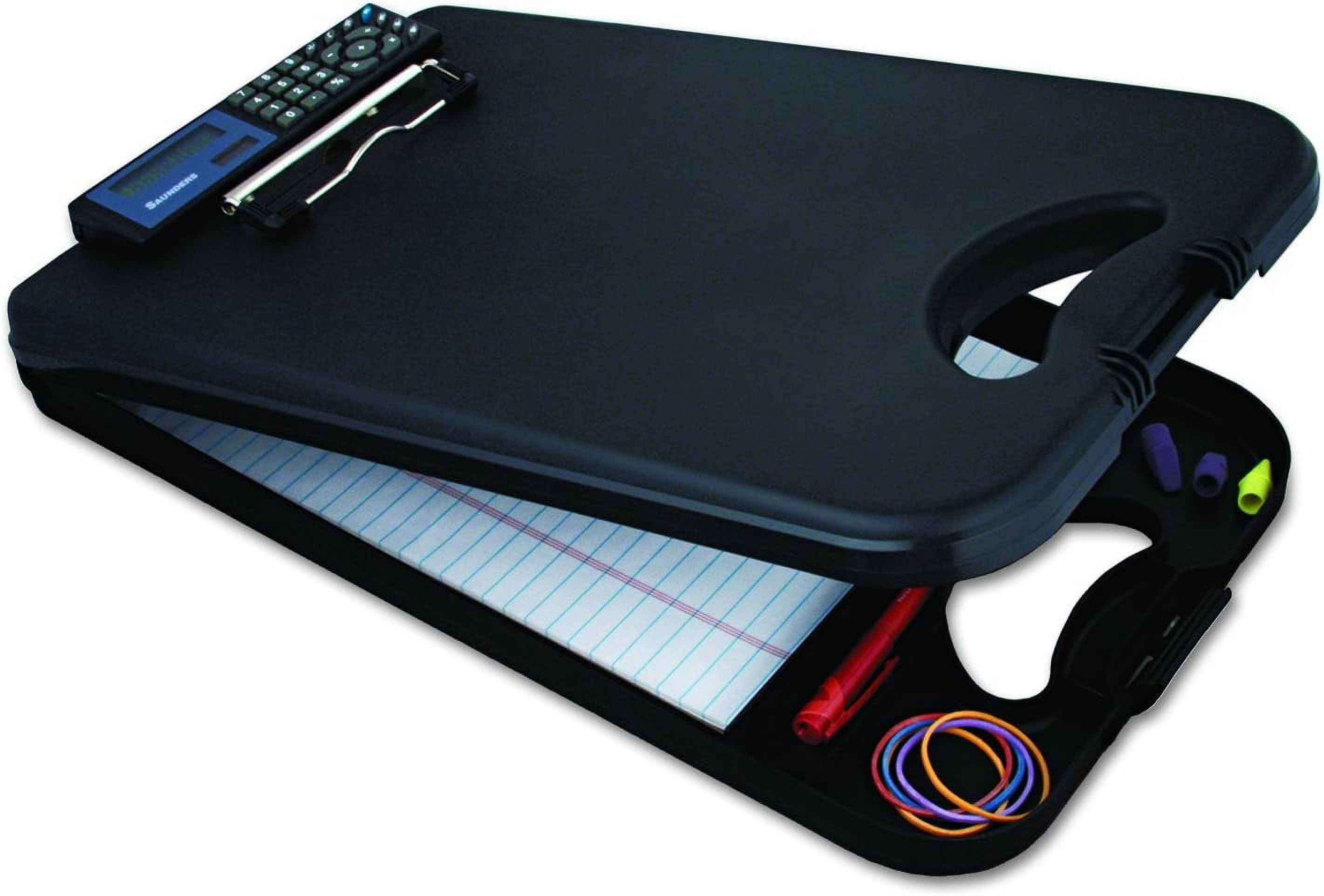 Saunders DeskMate II with Calculator 00534 Plastic Storage Clipboard ...