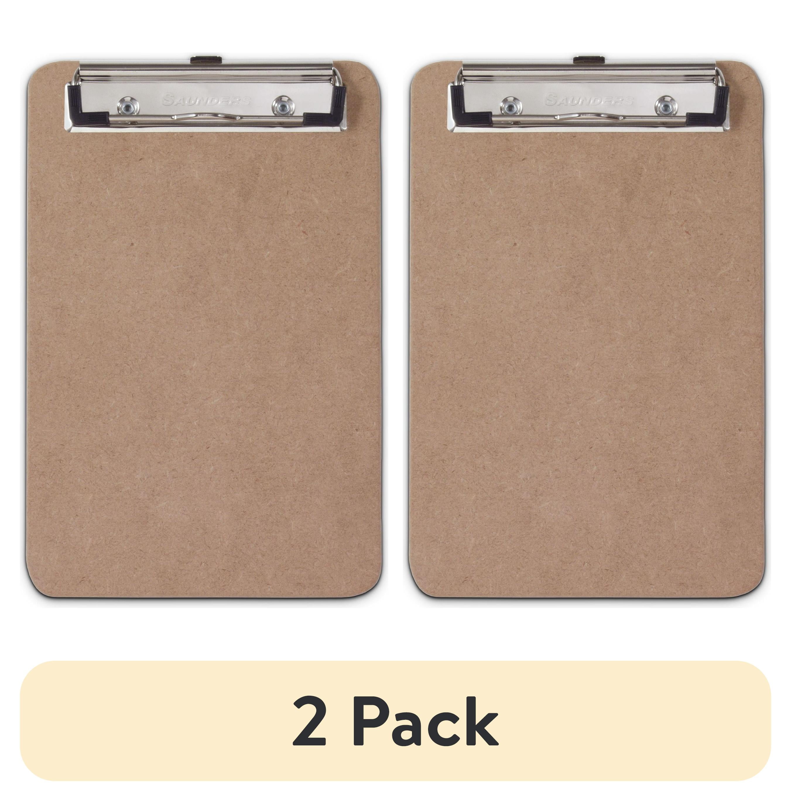 (2 pack) Saunders Hardboard Memo Clipboard - Walmart.com