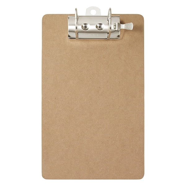 Saunders Hardboard Ring Binder Clipboard, Letter File Size, Brown, 9in ...