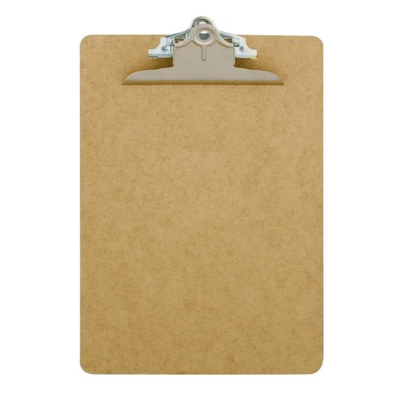 Saunders Hardboard Clipboard, 6" x 9", Memo Size, Durable, Lightweight ...