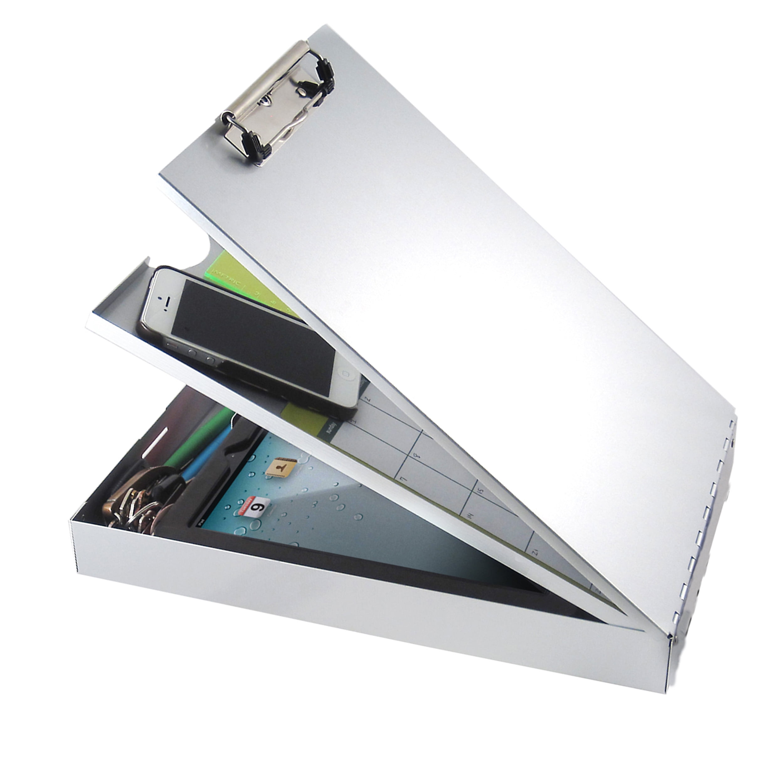 Saunders, Metal Storage Clipboard, 2 Tier, Black Aluminum - Walmart.com