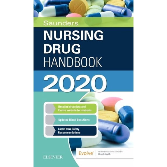 Saunders Nursing Drug Handbook, 2020 - Walmart.com
