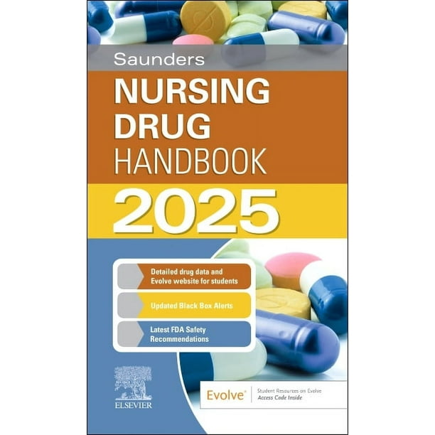 Saunders Nursing Drug Handbook 2025, (Paperback) - Walmart Business ...