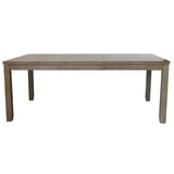 Saunders Rectangular 78" Extension Dining Table Brown Acacia Wood Seats ...