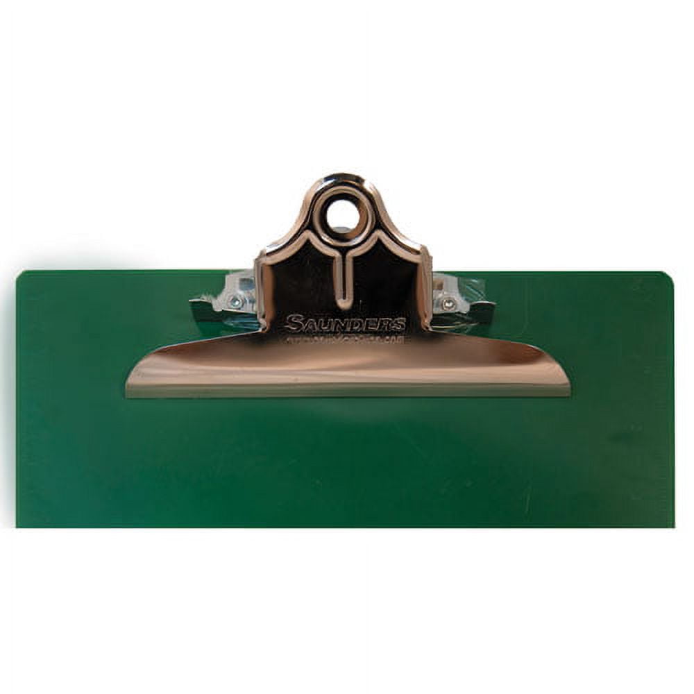 Saunders Recycled Plastic Clipboard with Ruler Edge, 1" Clip Capacity ...