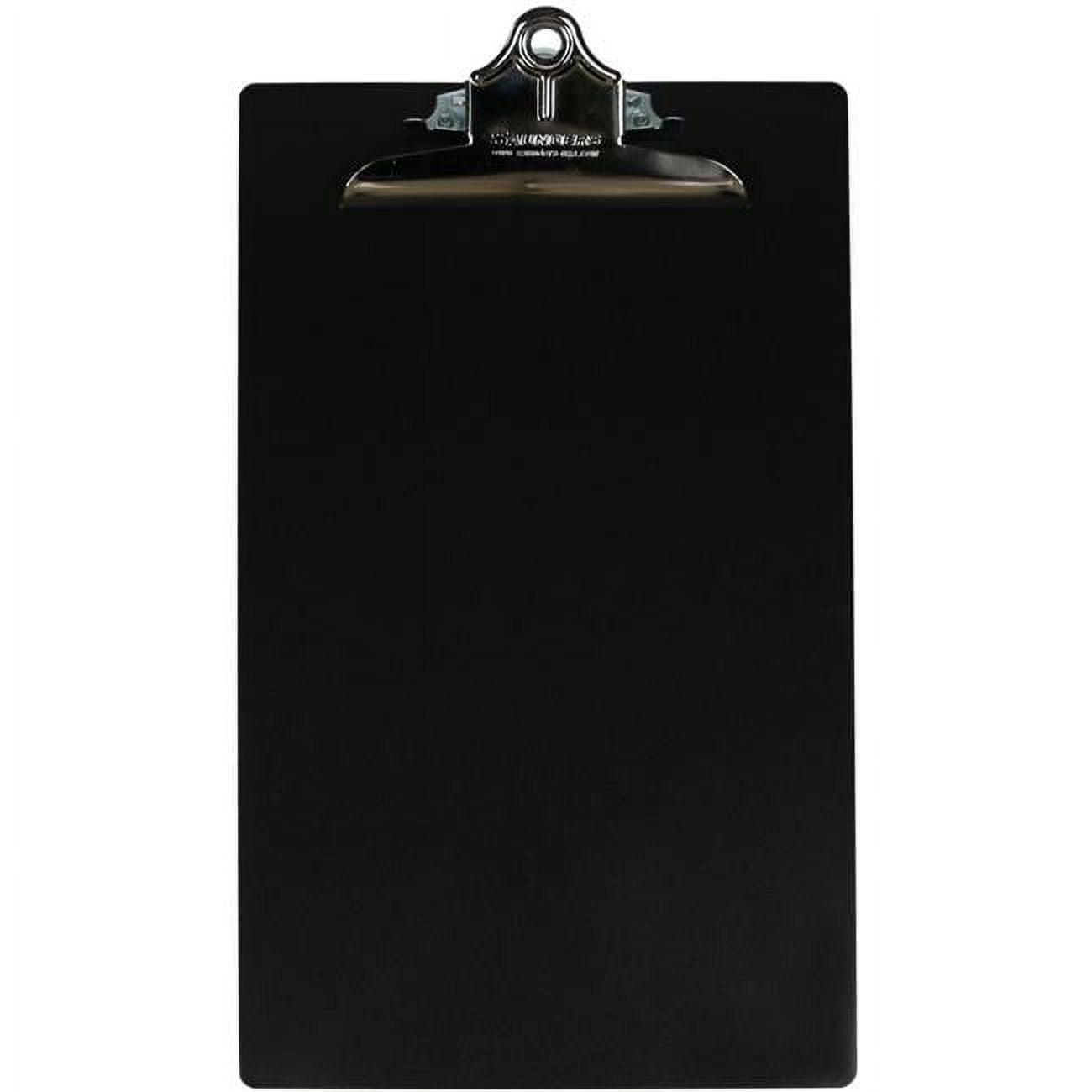 Saunders SA-24517 Letter Size Aluminum Clipboard with Clip, Black ...