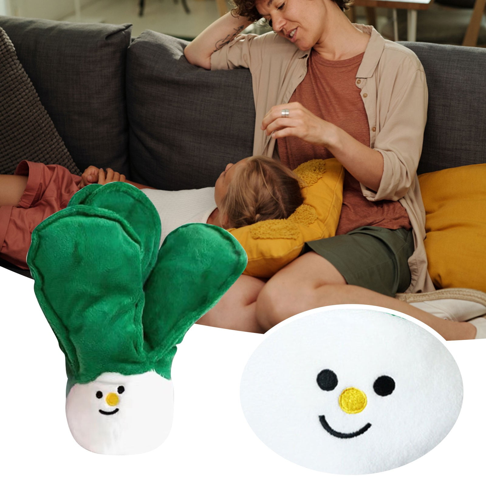 Sauropod Plush Cartoon Creative Wind New Cabbage Plush Toy Pillow Doll ...