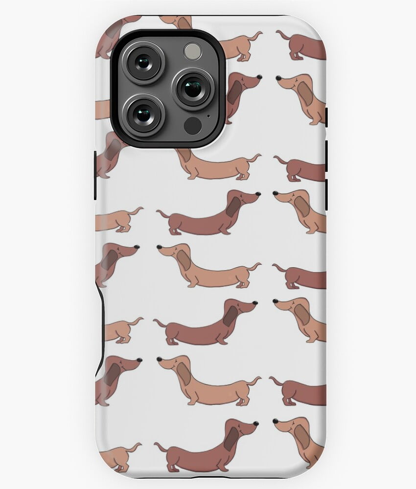 Sausage Dog Cute Photo Collage Phone Case for iPhone 16 15 14 13 12 11 ...