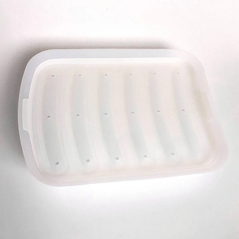 Sausage Maker Mould 6 Grids Silicone DIY Ham Hot Dog Making Moulds With ...
