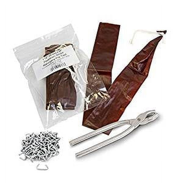 The Sausage Maker - Pepperoni Sausage Casing Kit, Tied and Looped 38mm ...