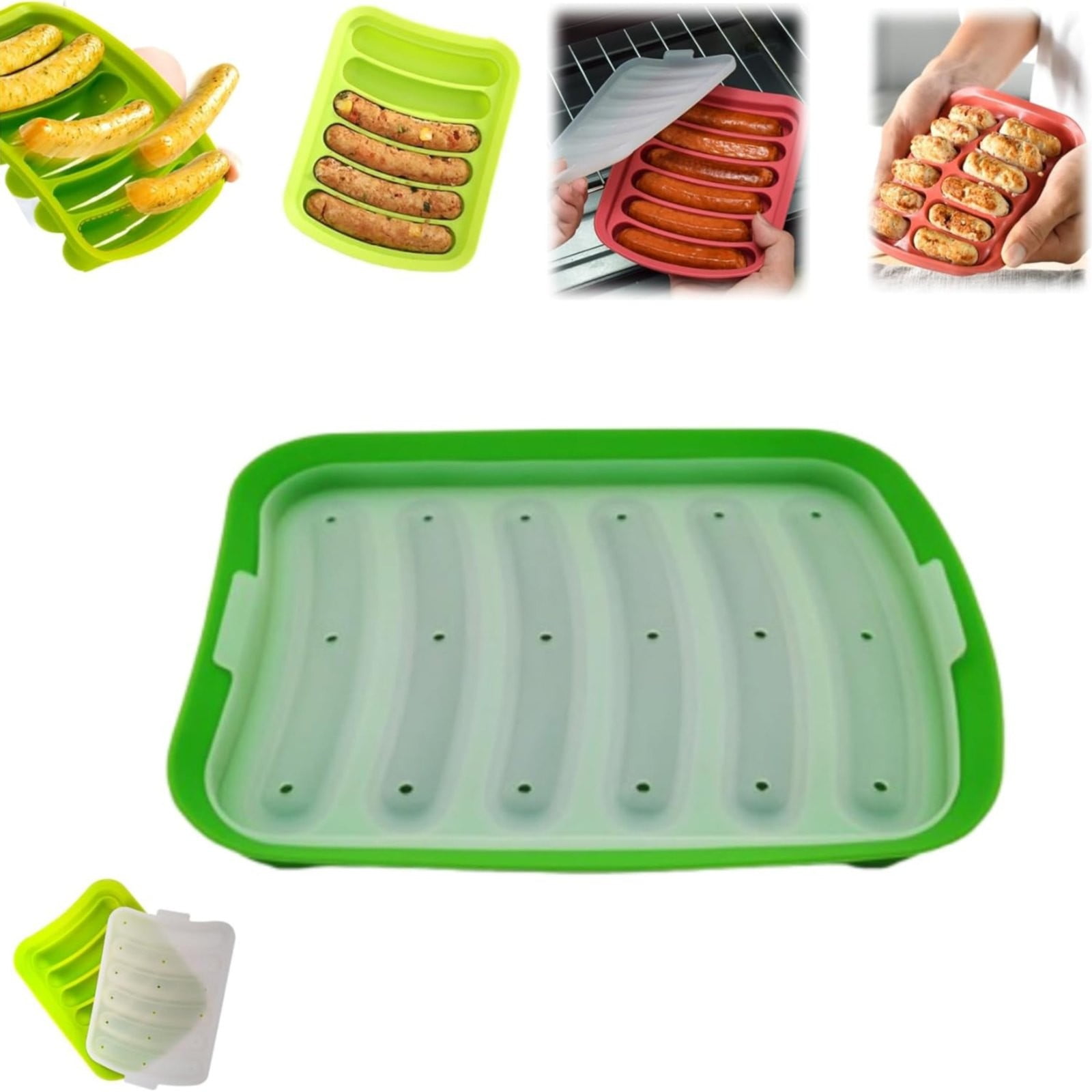 Sausage Molder Silicone Corn Dog Maker Silicone Hot Dog Sausage Maker ...