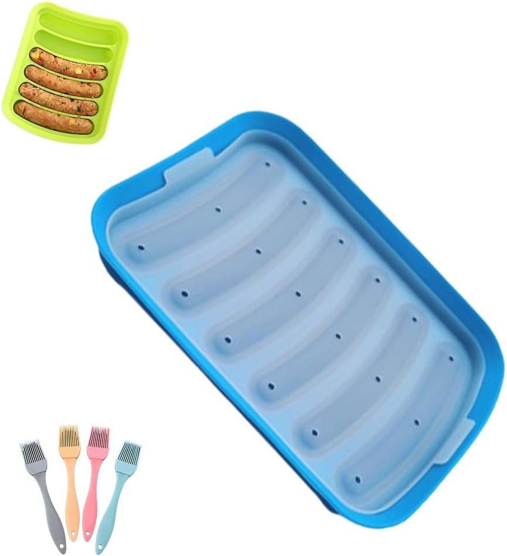 Chocolate Molds Non-Stick Silicone Sausage Mold For Homemade Hot Dogs ...