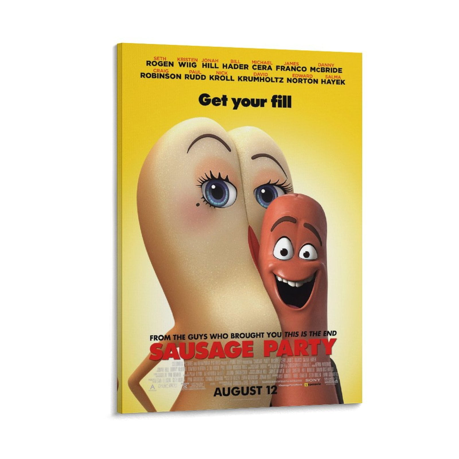 Sausage Party Classic Movie Poster Print Photo Art Painting Canvas ...