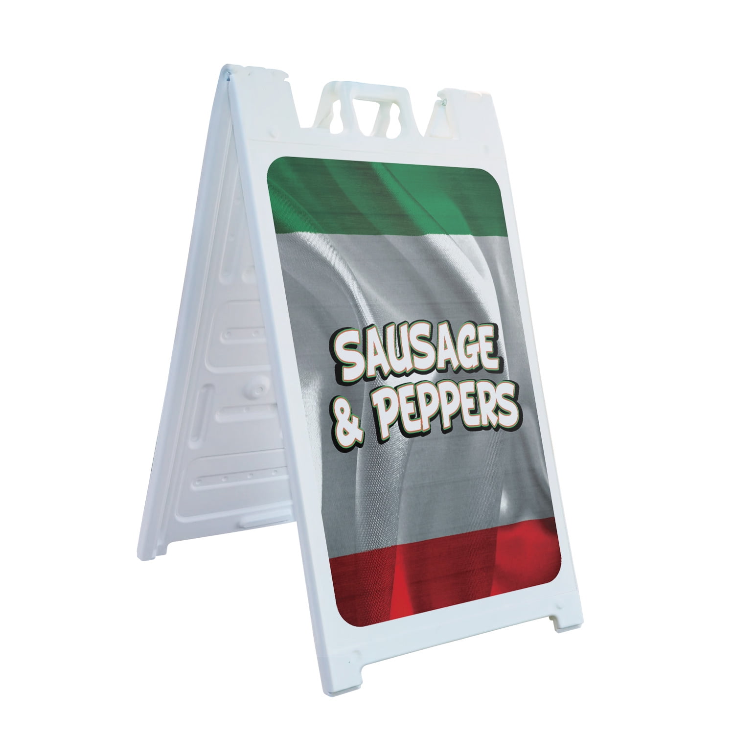 Sausage And Peppers 24" x 36" Double Sided A-Frame Sidewalk Sign ...