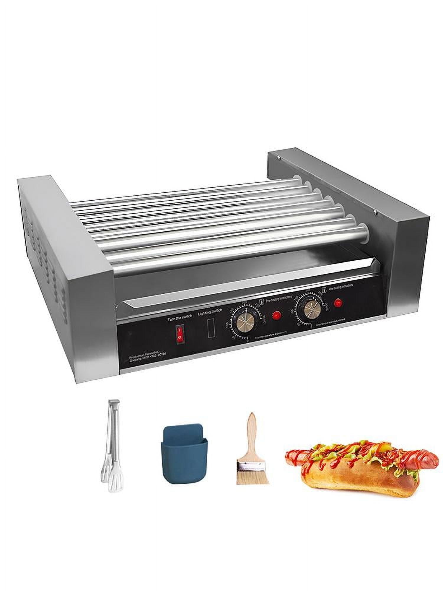 Sausage Roller Hotdog Machine, 17 Hot Dog Capacity 1200W, with ...