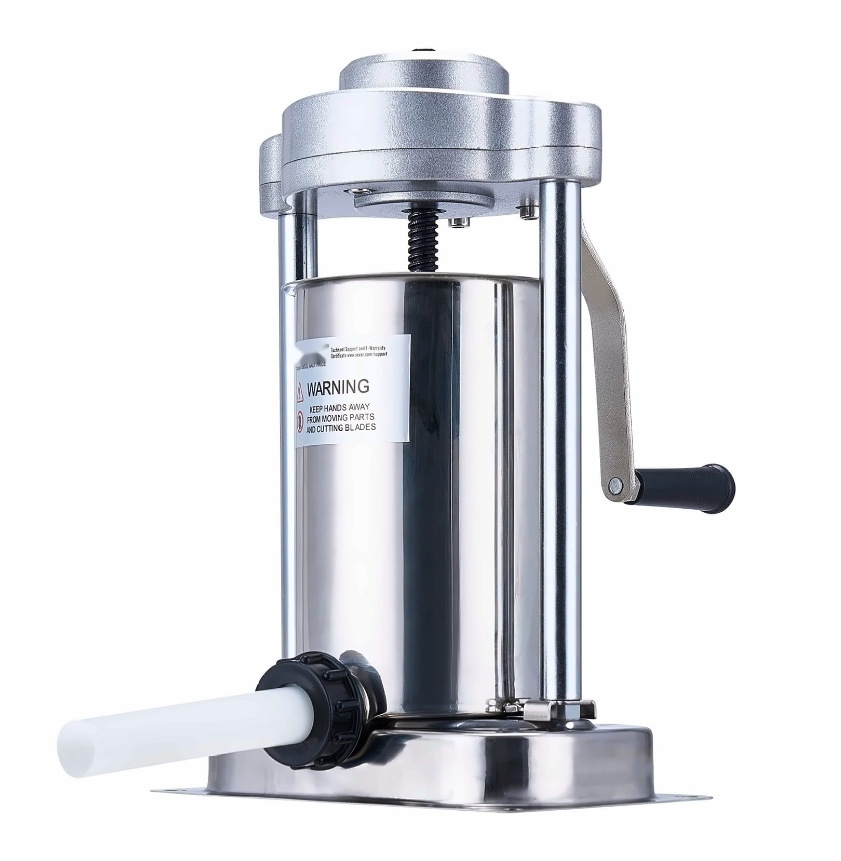 Sausage Stuffer 2L Stainless Steel - Vertical Manual Sausage Maker ...
