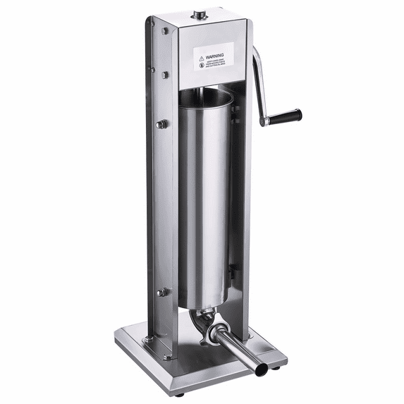 Sausage Stuffer 7L Stainless Steel, Vertical Meat Filler Machine, 15lbs ...