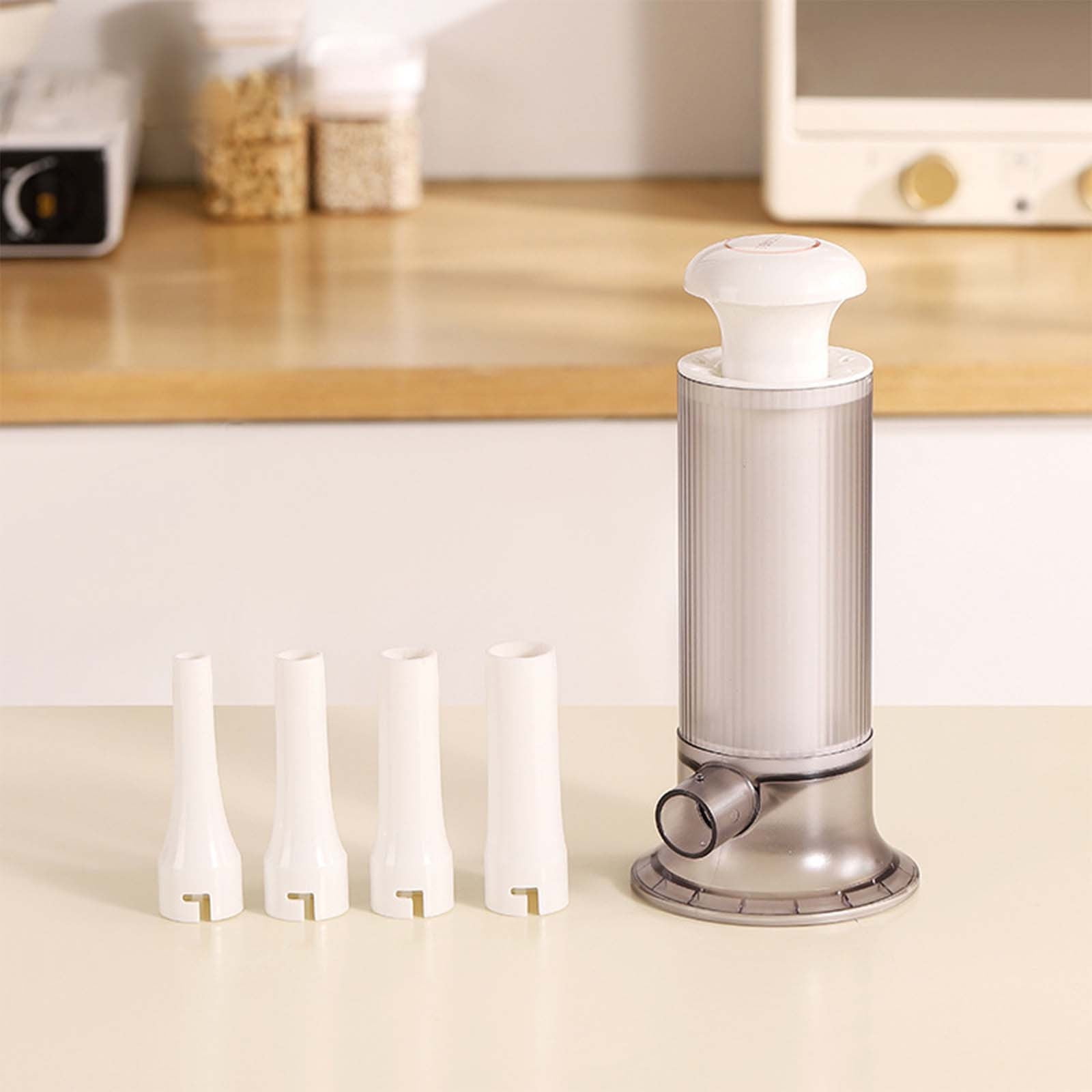 Sausage Stuffer Machine with 4 Stuffing Tubes,Plastic Meat Filler ...