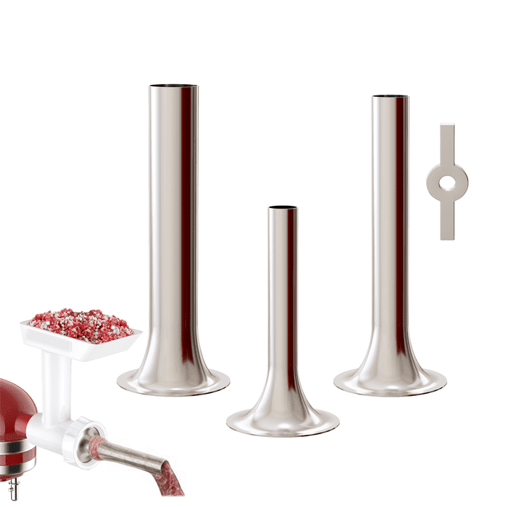 Sausage Stuffer, Sausage Maker, Stainless Steel Meat Filler Food ...