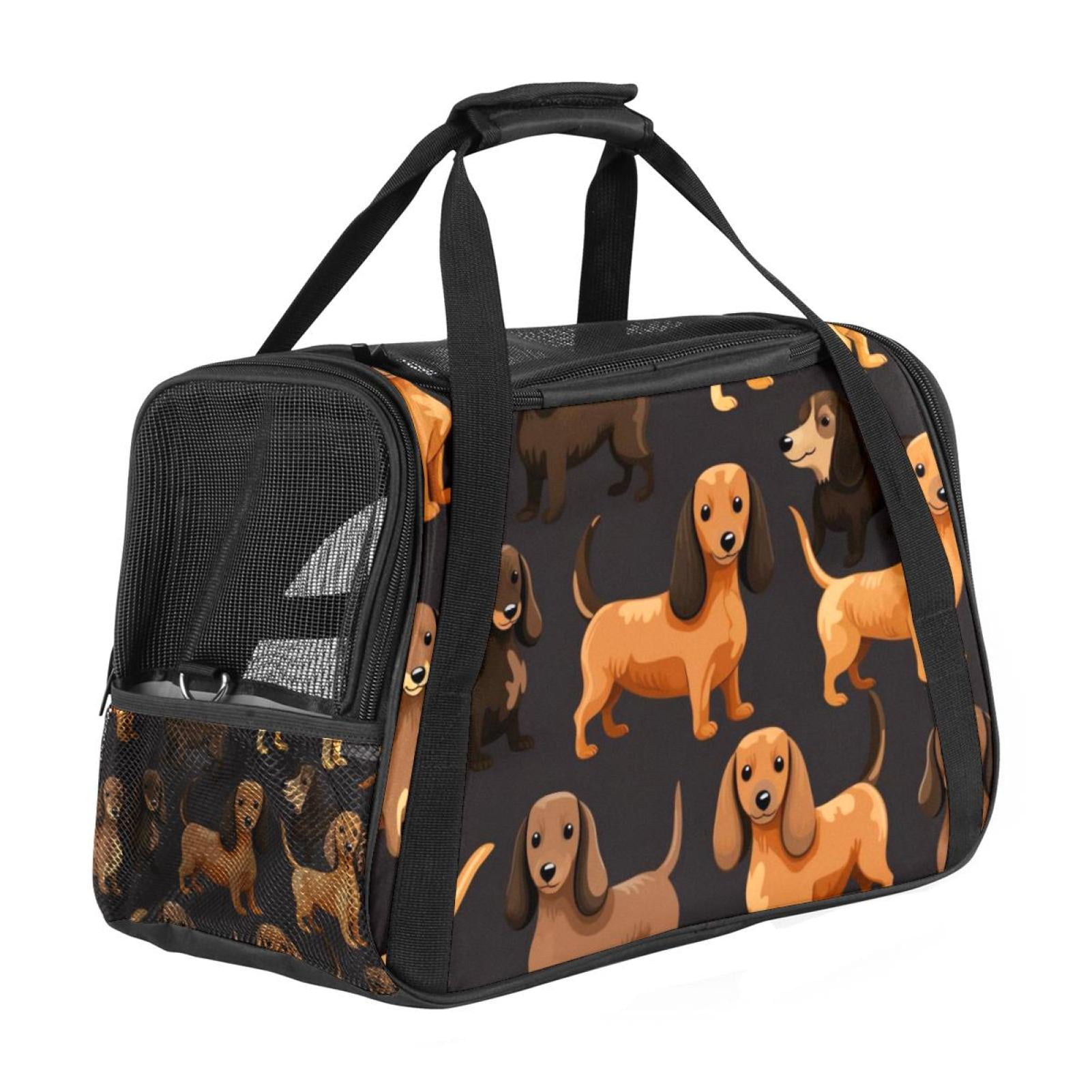 Sausage Whole Premium Pet Carrier Bag - 900D Oxford Cloth, Sherpa Base ...