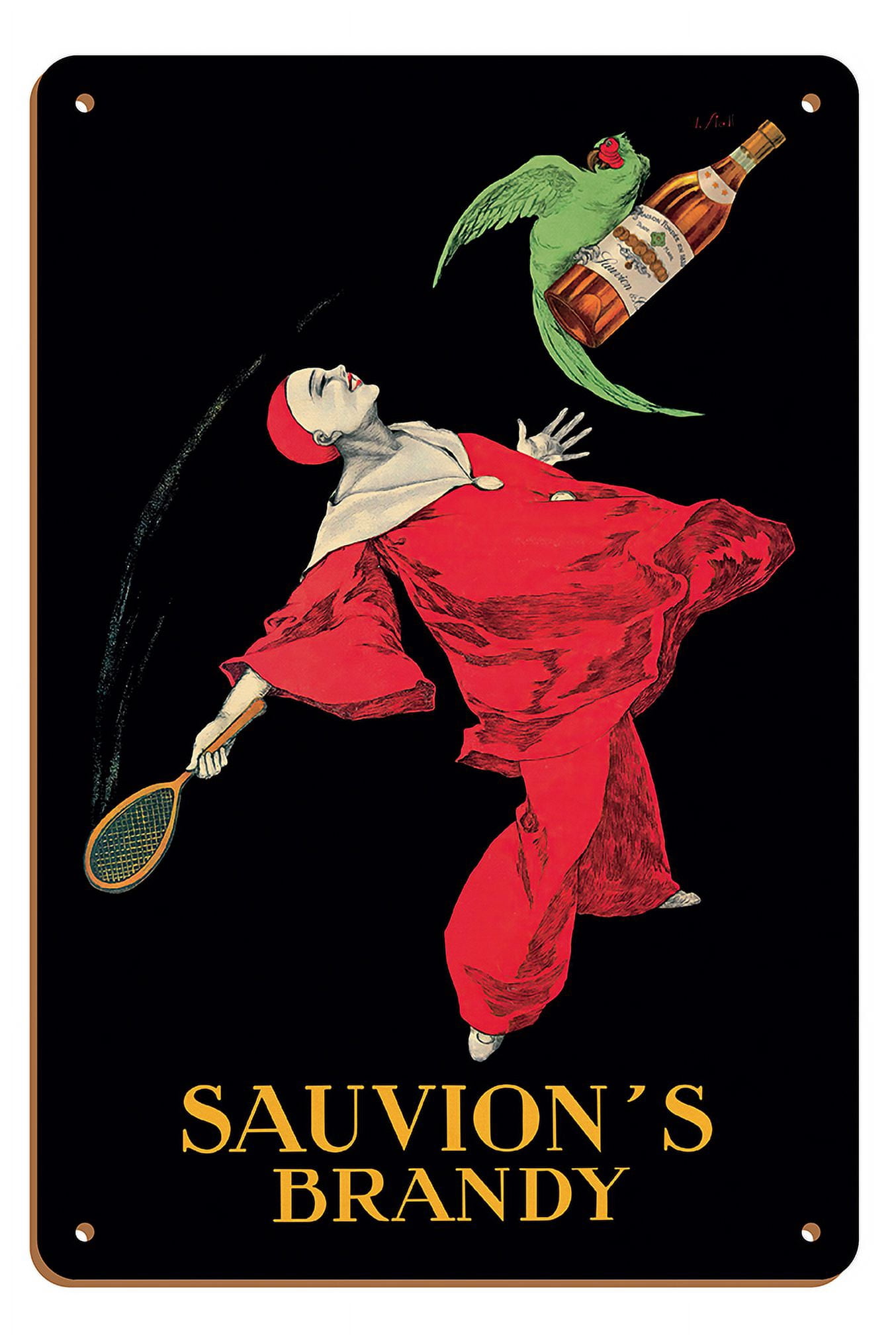 Sauvion’s Brandy - Vintage French Advertising Poster by Joseph Stall c ...