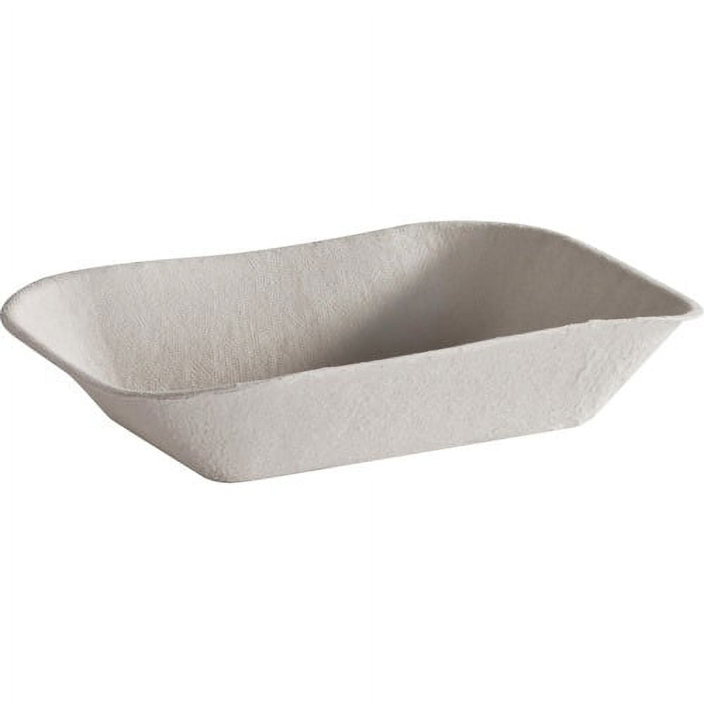 Savaday® 2-1/4" Deep Molded Fiber Trays - 2 / Carton - Food - White ...