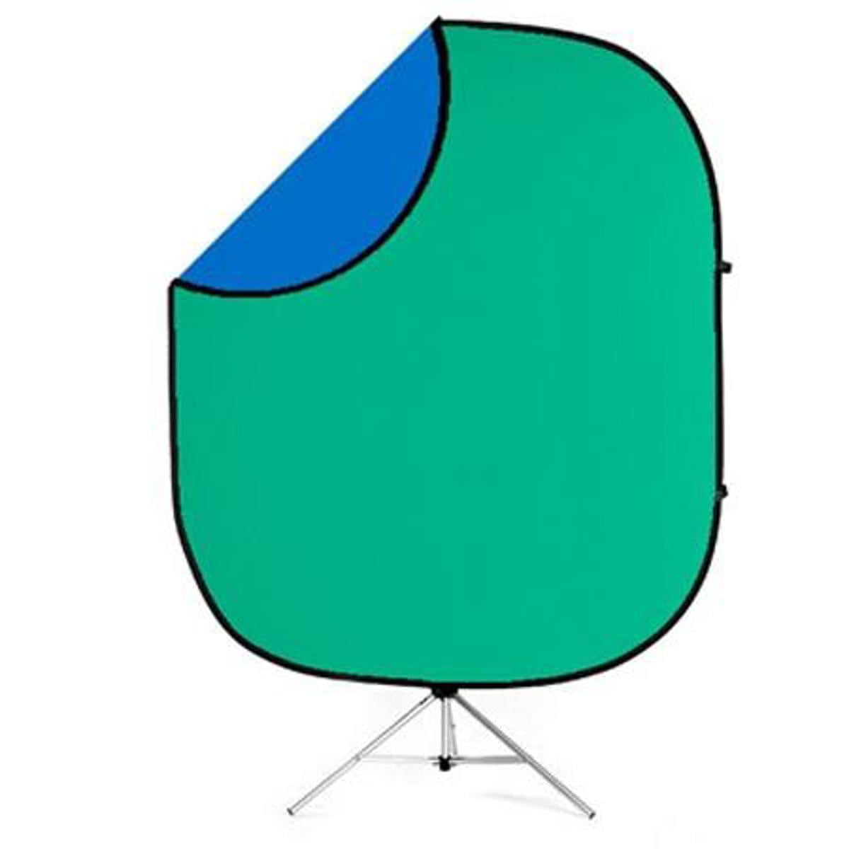 Savage 5x6' Collapsible Disc Reversible Muslin Style Background with 8 ...