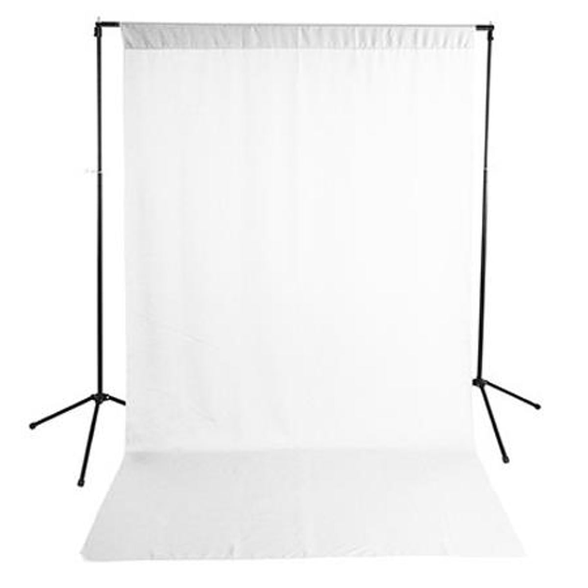 Savage Economy Background Support Stand with 5x9' White Wrinkle ...