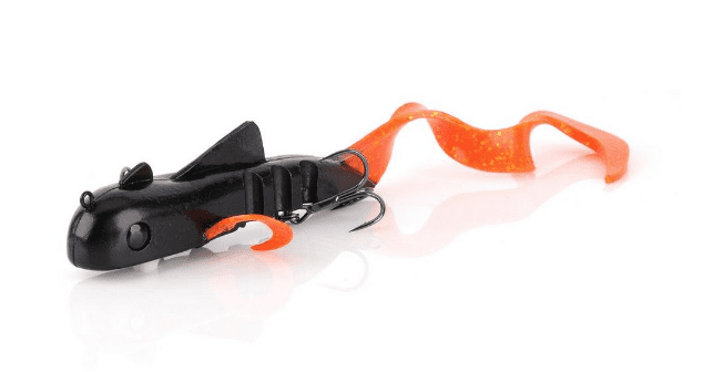 Savage Gear Alien Eel V2 Fishing Bait, 5 oz, Black/Orange - Walmart.com