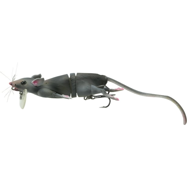 Savage Gear R-200-GY 3D Rat Bait Floating 1oz 7 3/4" Grey - Walmart ...