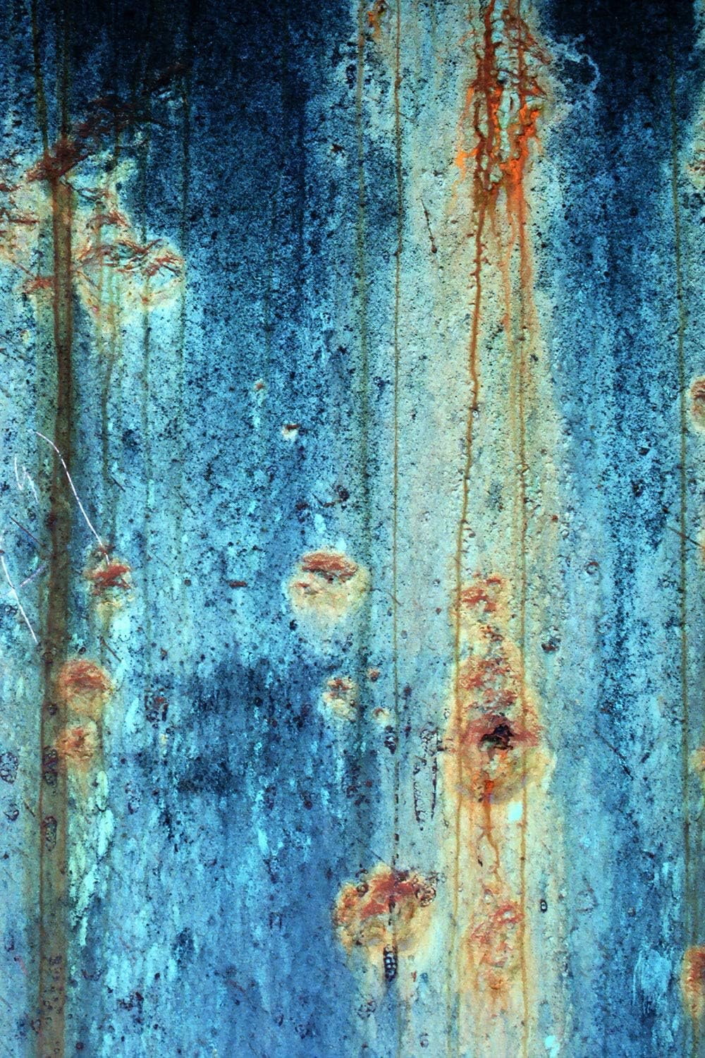 Savage Printed Vinyl Backdrop - Blue and Orange Rust - 5'x7' - Walmart.com